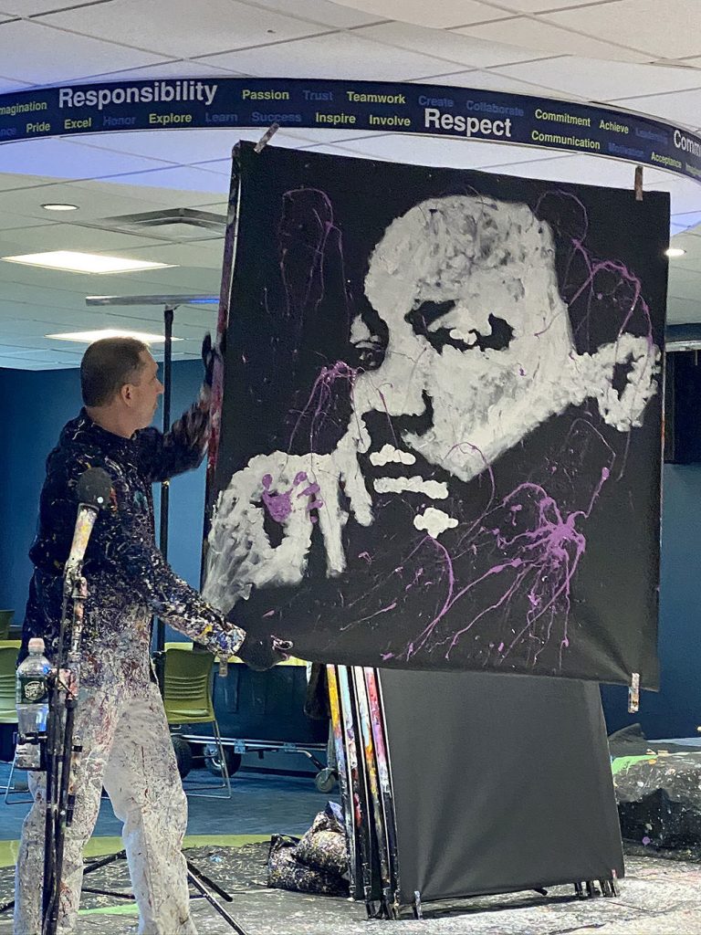 Passion becomes purpose for speed painter - Herald-Standard
